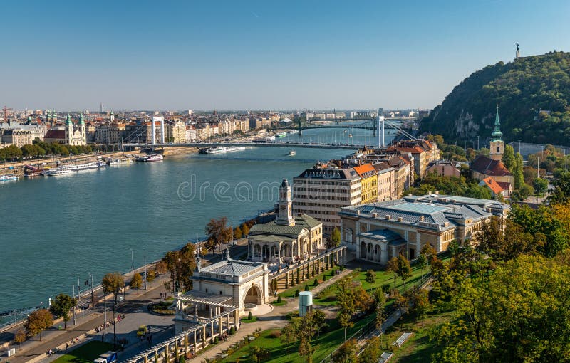 Panoramic View of Budapest. Stock Photo - Image of arch, gellert: 130637370