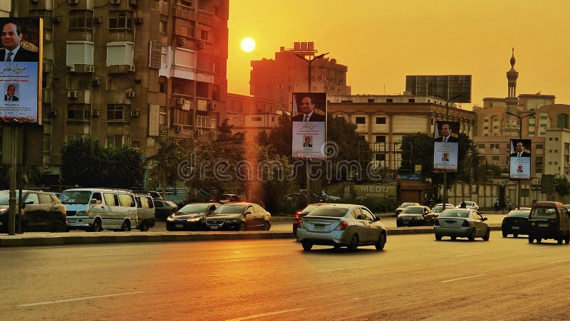 Cairo, Egypt - 02 01 2024: Panoramic View of Cairo View. Mosques and ...