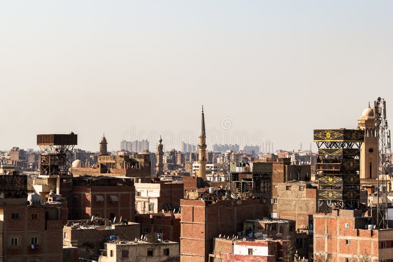 Cairo, Egypt - 05 04 2025: Panoramic View of Cairo from Drone Point of ...