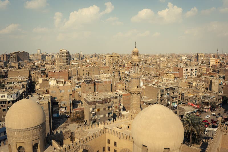 Cairo, Egypt - 10 02 2025: Panoramic View of Cairo from Drone Point of ...