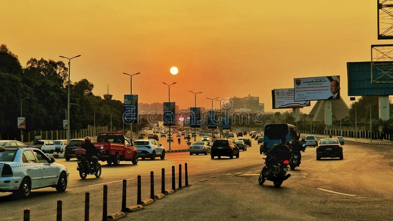 Cairo, Egypt - 02 01 2024: Panoramic View of Cairo View. Mosques and ...