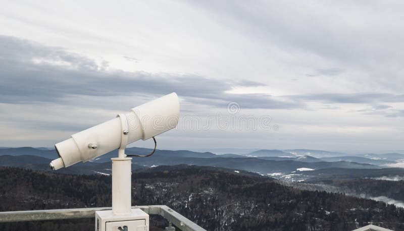 A Panoramic View Captured from a Mountain Platform Featuring a ...