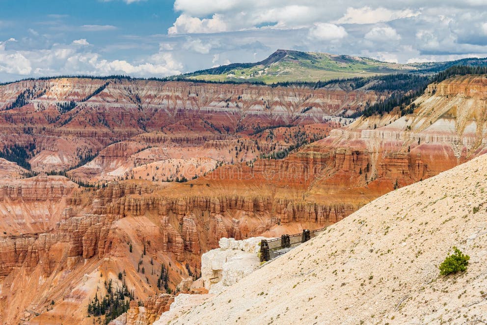 Panoramic View of Cedar Breaks National Monument from Point Supreme Viewpoint Stock Image ...