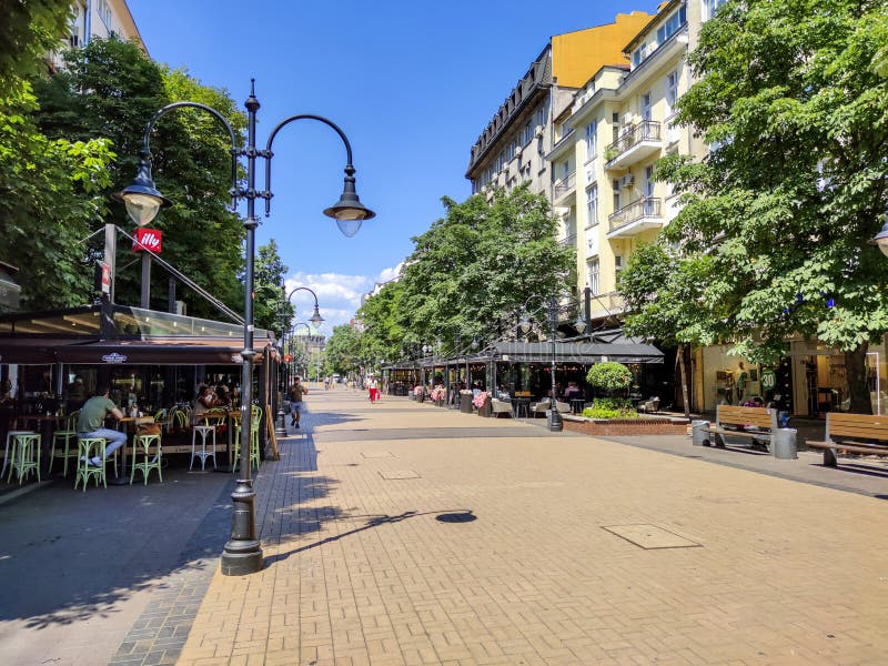Panoramic View of Center of City of Sofia, Bulgaria Editorial Stock ...