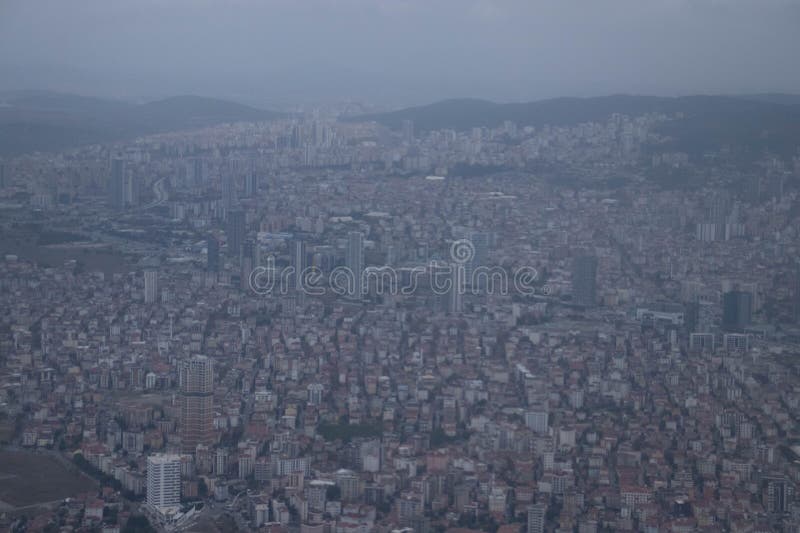 Panoramic View of the City from High . the Beauty of the City View ...