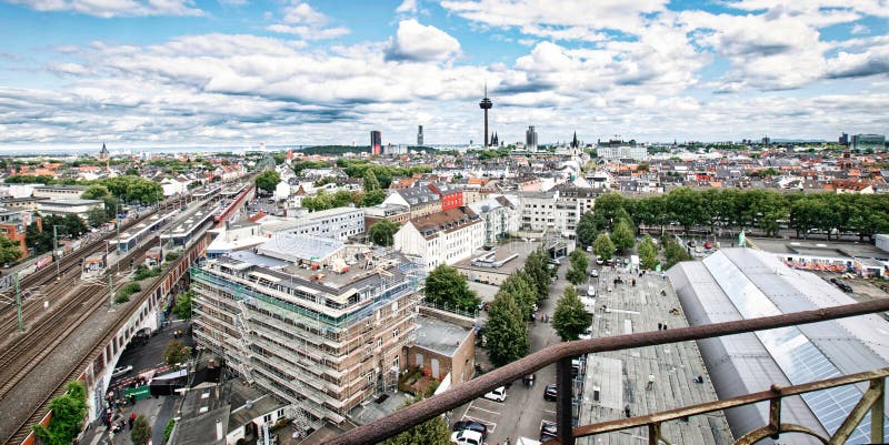 Panoramic View of Cologne Ehrenfeld Stock Photo - Image of destination ...