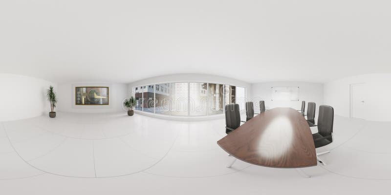 Panoramic View of a Conference Room 360 Panorama Vr Environment Map ...