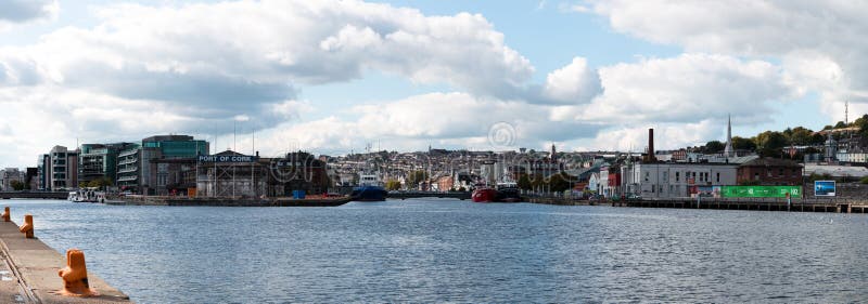 Panoramic View of Cork City in Ireland Editorial Stock Image - Image of ...