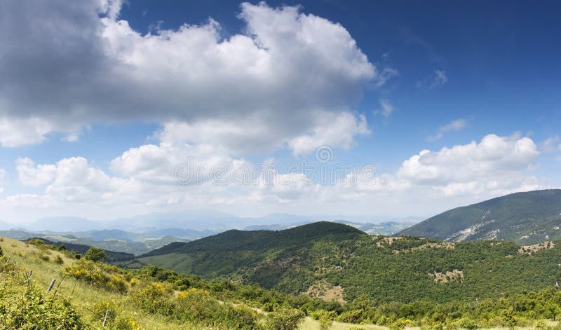 Panoramic View of the Countryside.. Stock Photo - Image of countryside ...