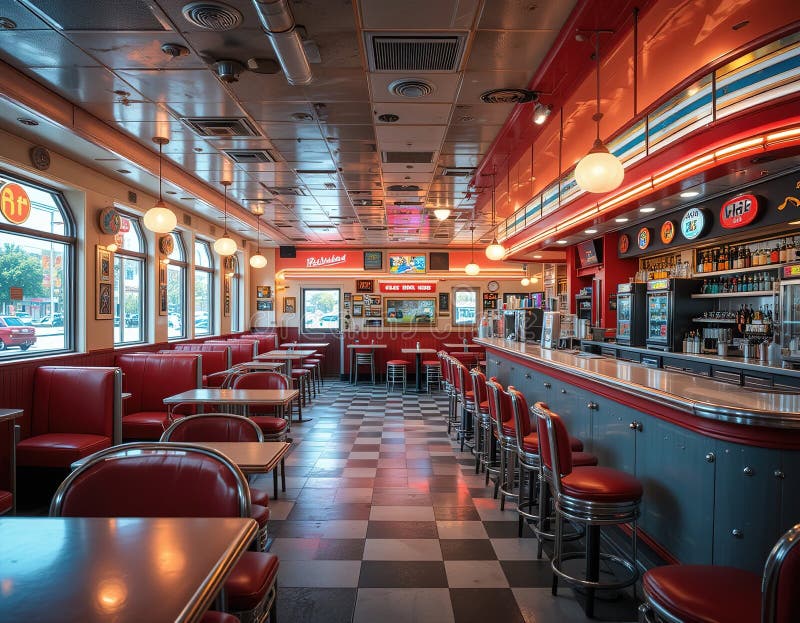 Empty Diner Counter Stock Illustrations – 515 Empty Diner Counter Stock ...