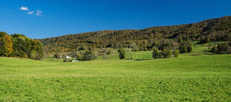 Panoramic Farm stock photo. Image of farm, field, building - 777524
