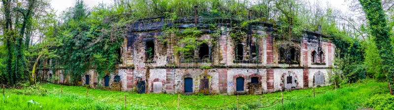 Panoramic View of Fort Uhrich, Illkirch Stock Photo - Image of uhrich ...