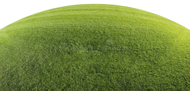 Panoramic View of a Fresh Green Mowed Lawn Stock Photo - Image of ...