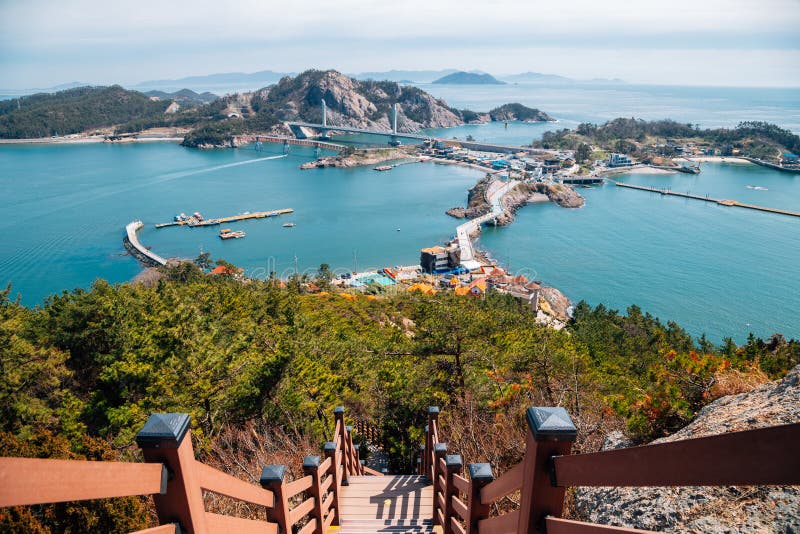 Gogunsan Islands Munyeodo Seascape in Gunsan, Korea Stock Image - Image ...