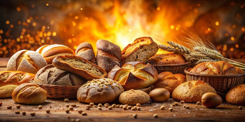 A Panoramic View of Golden Bread Crumbs a Warm and Inviting Texture for ...