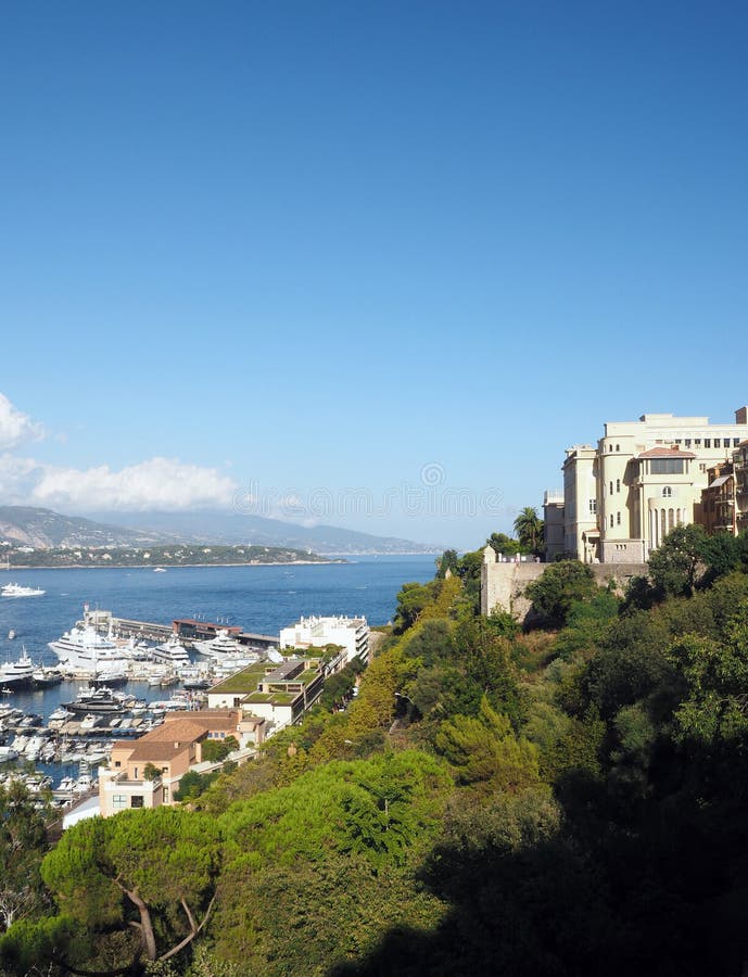 Port in Monte Carlo stock photo. Image of night, dock - 160124172