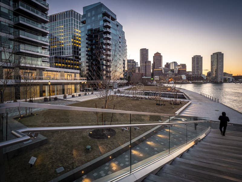Panoramic View of the Iconic Architecture of Boston in Massachusetts ...