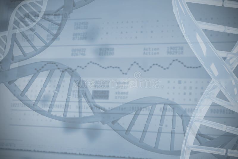 Panoramic View of Information Data Stock Photo - Image of atoms ...