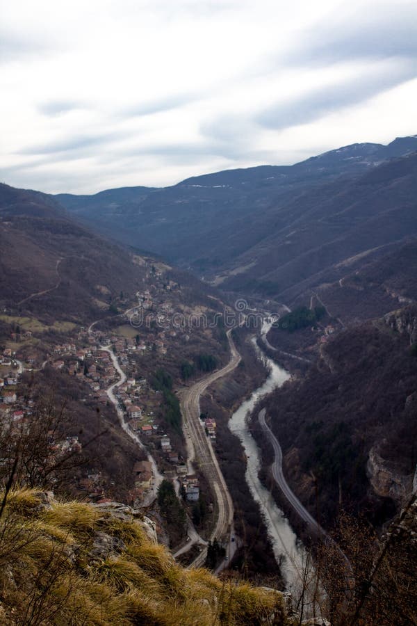 Panorama of the Iskar`s River Gorge Stock Photo - Image of beauty ...