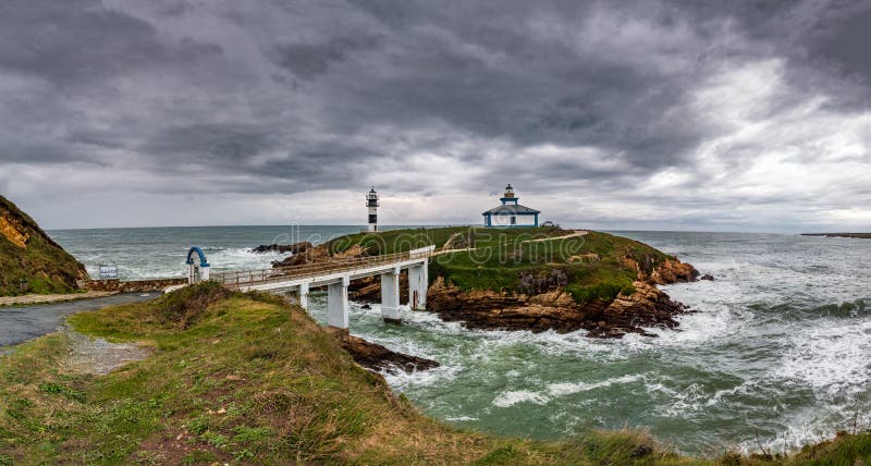 Lighthouse Bridge on Bay stock image. Image of architecture - 19703659