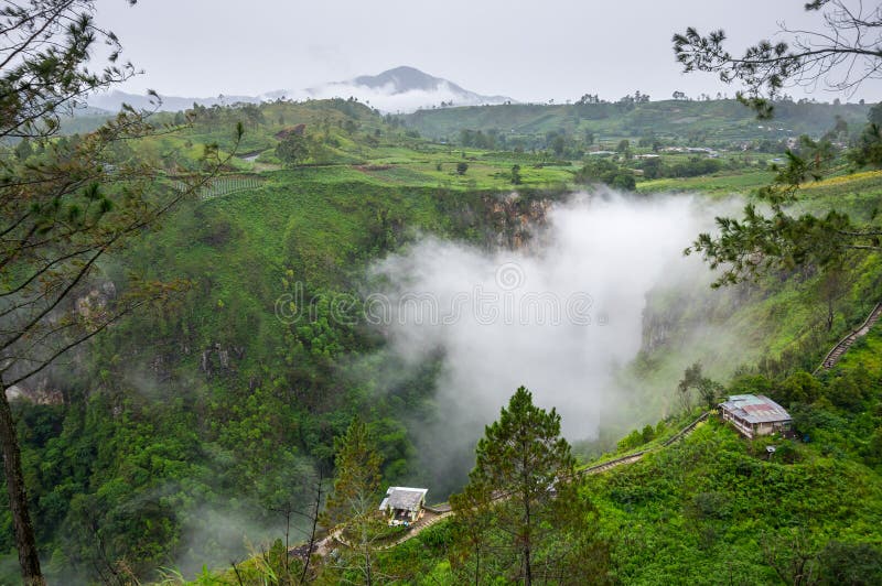 View of island Sumatra stock image. Image of asia, samosir - 123559563