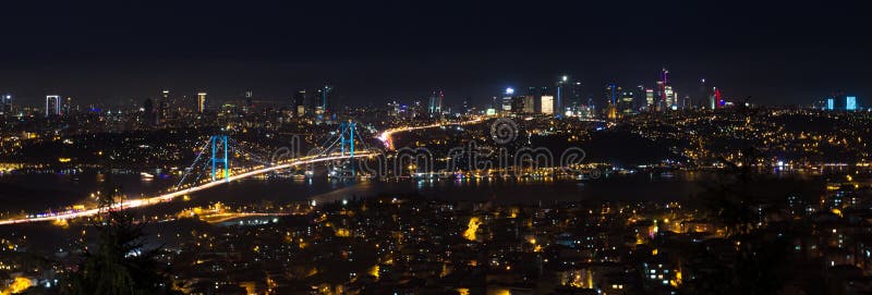 Panoramic view Istanbul stock photo. Image of islamic - 65770842