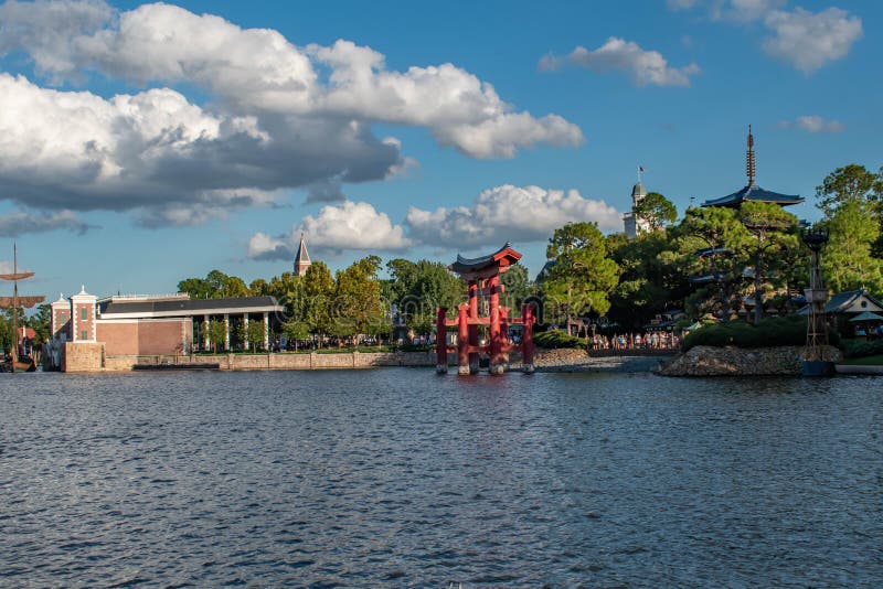 Panoramic View of Japan Pavillion at Epcot 43. Editorial Stock Photo ...