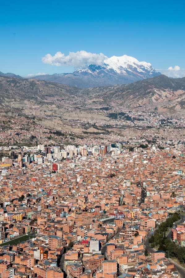 Panoramic View of La Paz, Bolivia Stock Photo - Image of andes ...