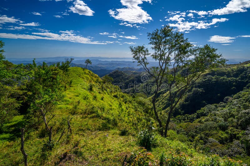 Panoramic View of Lake Arenal Stock Image - Image of asia, bright ...
