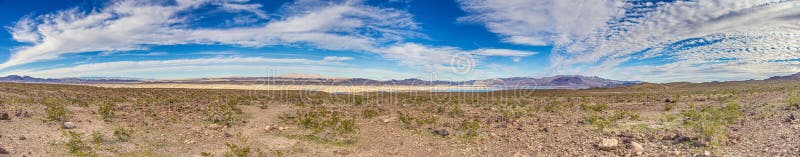 Panoramic View of Lake Powell with Surrounding Desert Stock Photo ...