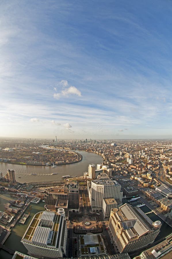 Panoramic View of London stock image. Image of curve - 22882325