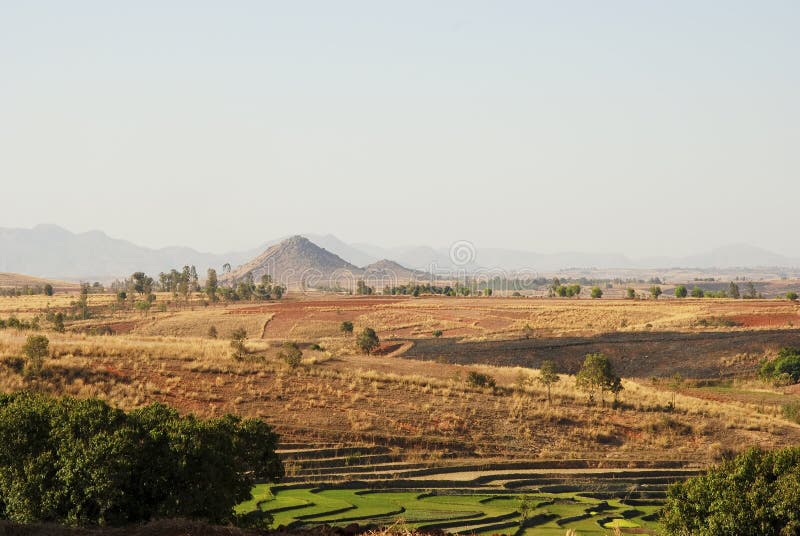 Panoramic View of Madagascar Stock Photo - Image of cultural, exotic ...
