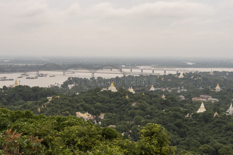 Panoramic View of Mandalay, Myanmar Stock Photo - Image of travel ...