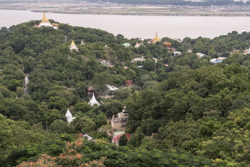 Panoramic View of Mandalay, Myanmar Stock Photo - Image of cityscape ...