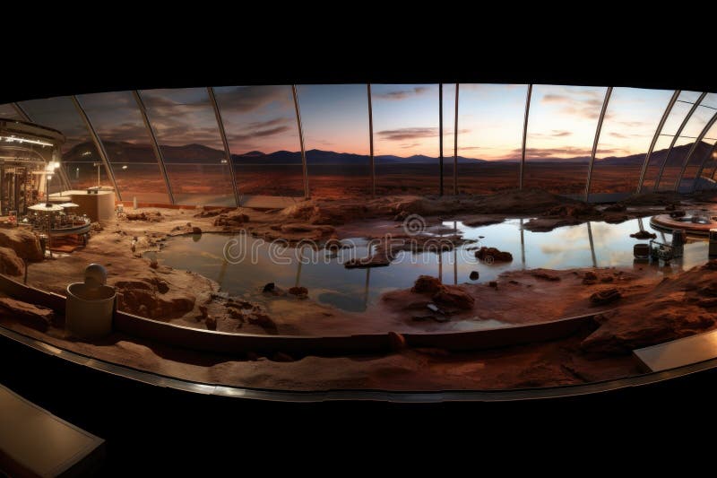 Mars Simulation Habitat Laboratory for Experiments Stock Image - Image ...