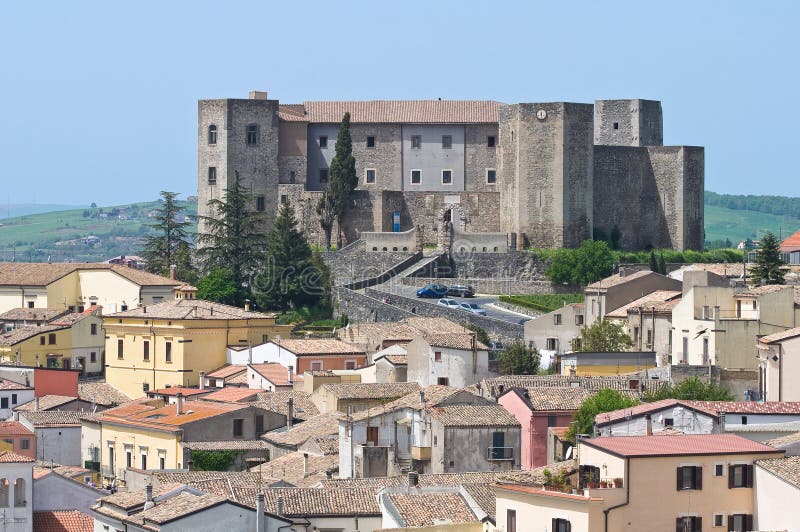 Panoramic View of Melfi. Basilicata. Italy. Stock Photo - Image of ...