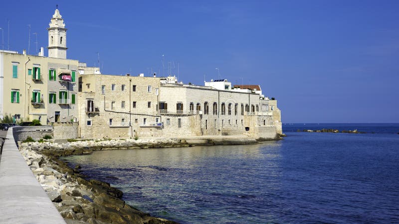 Panoramic View Of Molfetta. Puglia. Italy. Stock Image - Image of ...
