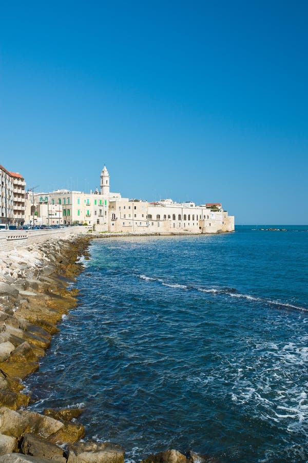 Panoramic View of Molfetta. Puglia. Italy. Stock Photo - Image of ...