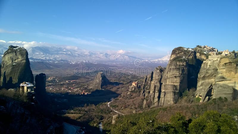 A monastery in a hill stock image. Image of monastery - 156211319