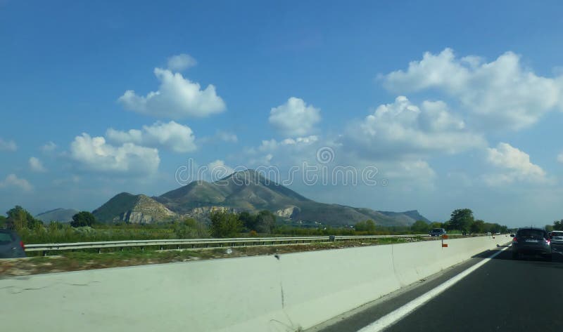 Panoramic View of Mountain and Cloud from Highway Editorial Photography ...