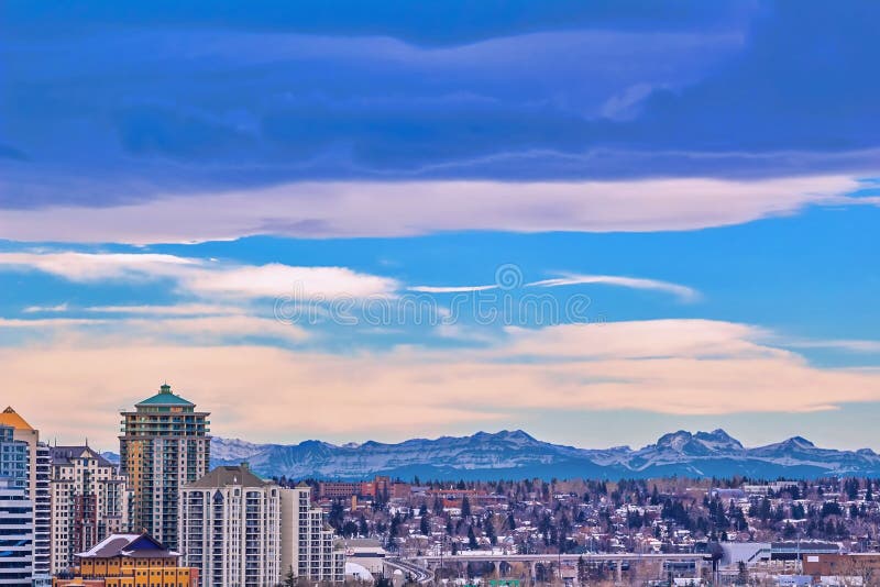 Mountain Views from the City Stock Photo - Image of bluesky, tourism ...