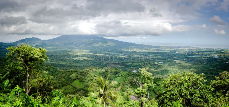 Panoramic View of Mountains in Calauan, Laguna, Philippines Stock Photo ...