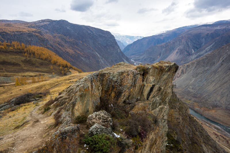 View of Altay mountains stock image. Image of mount - 274618303