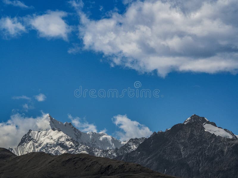 Mountains with Snow in the Peruvian Andes Stock Photo - Image of alps ...
