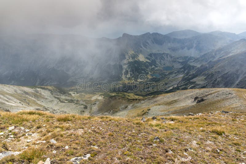 Panoramic View from Musala Peak, Rila Mountain, Bulgaria Stock Image ...