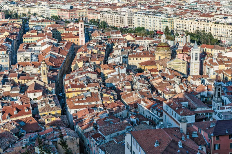Panoramic view of Nice editorial photo. Image of europe - 61971111