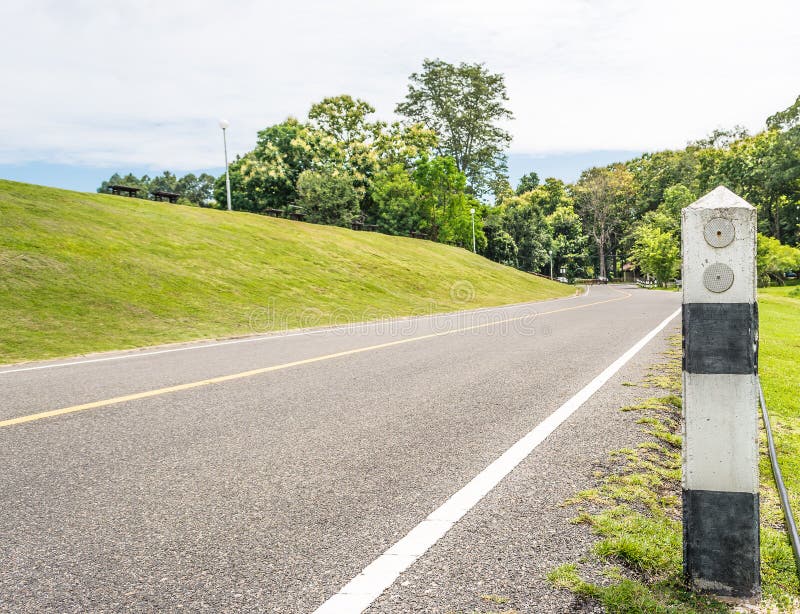 Panoramic View of Nice Green Hill Stock Image - Image of green ...