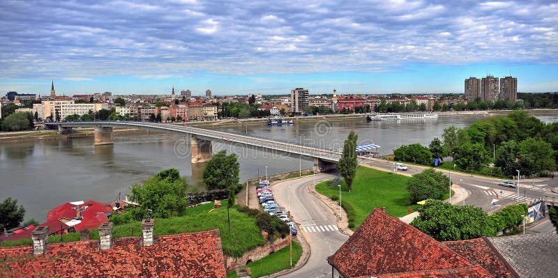 Panoramic View of Novi Sad City Stock Photo - Image of skyline ...