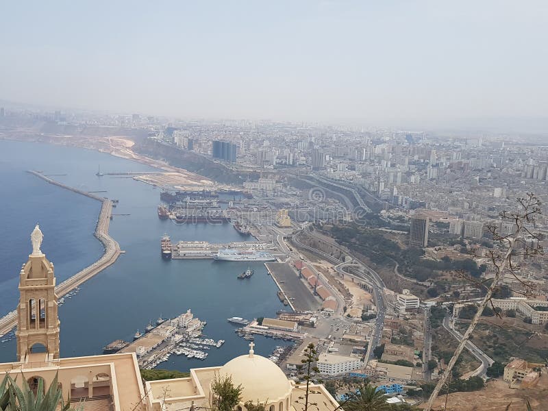 View of the city of Oran stock image. Image of beautiful - 96365957
