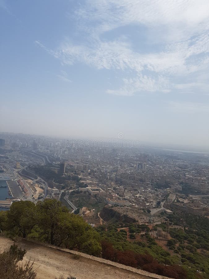 A Panoramic View of Oran Tourist City in Algeria Stock Photo - Image of ...